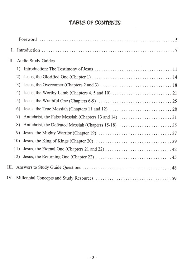 An Overview of Revelation Study Guide (Book)